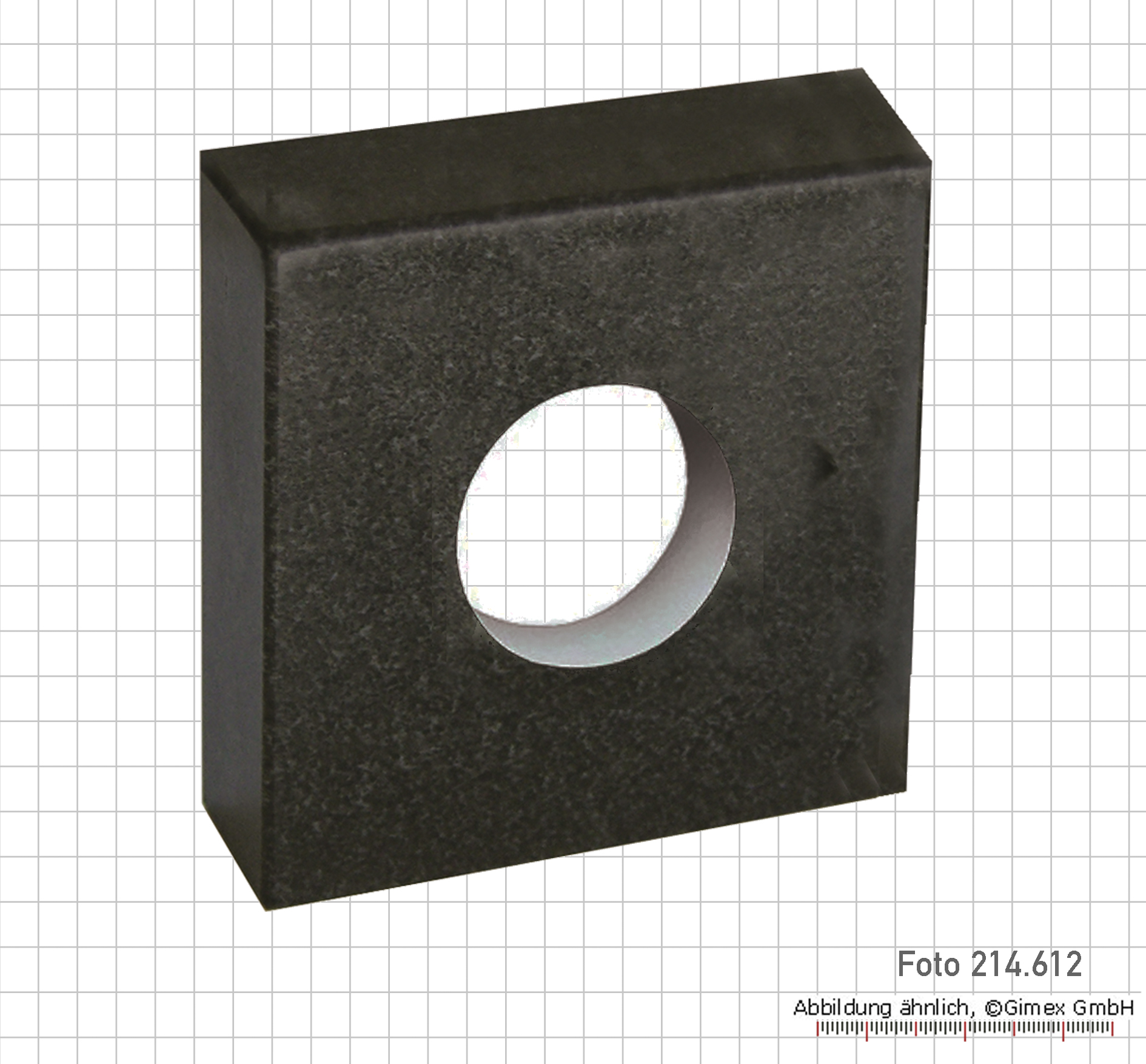 Exactools - Granit square, 100 x 63 x 16 mm