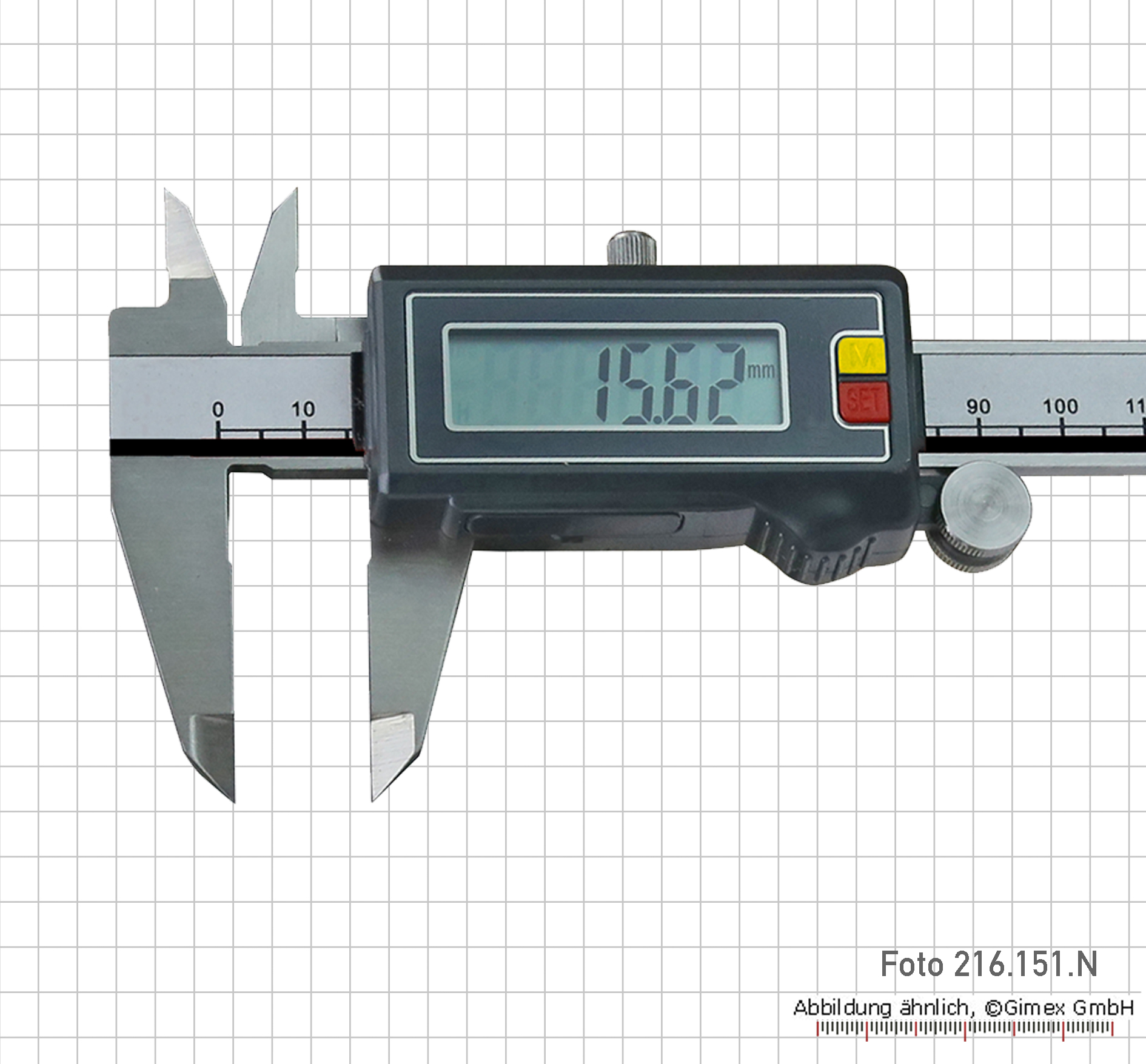 Exactools - Digital caliper 300 mm, IP 67